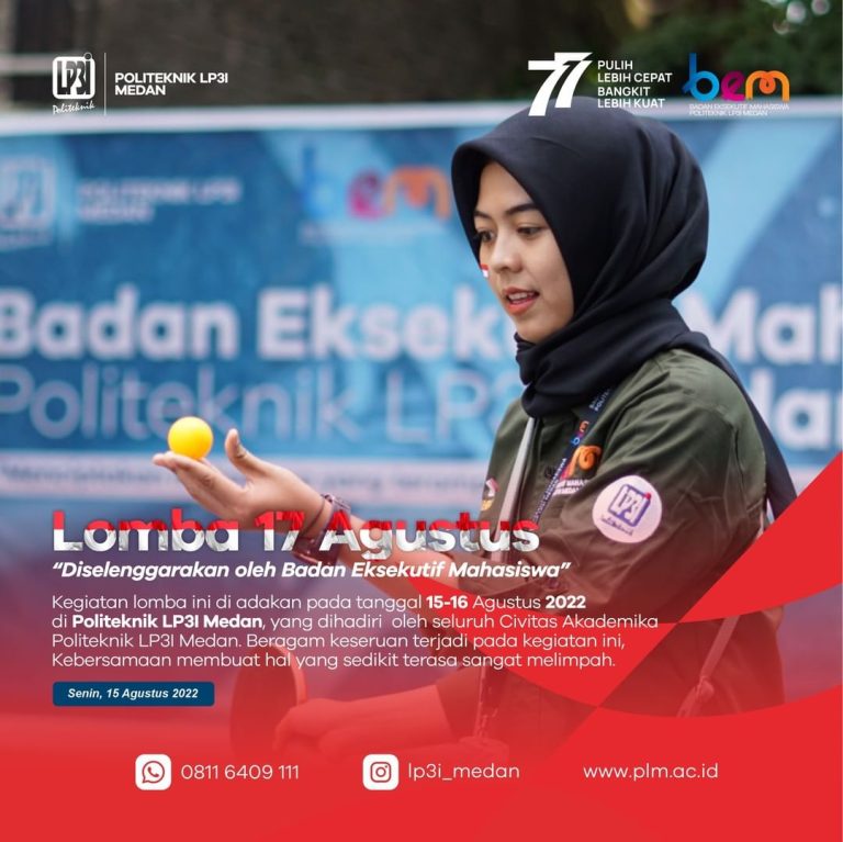 Semarak 17 Agustusan di PLM - Politeknik LP3I Medan